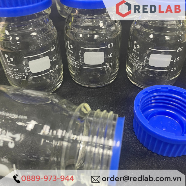 Duran - Germany White neutral bottle 100ml 250ml 500ml 1000ml 2000ml ...