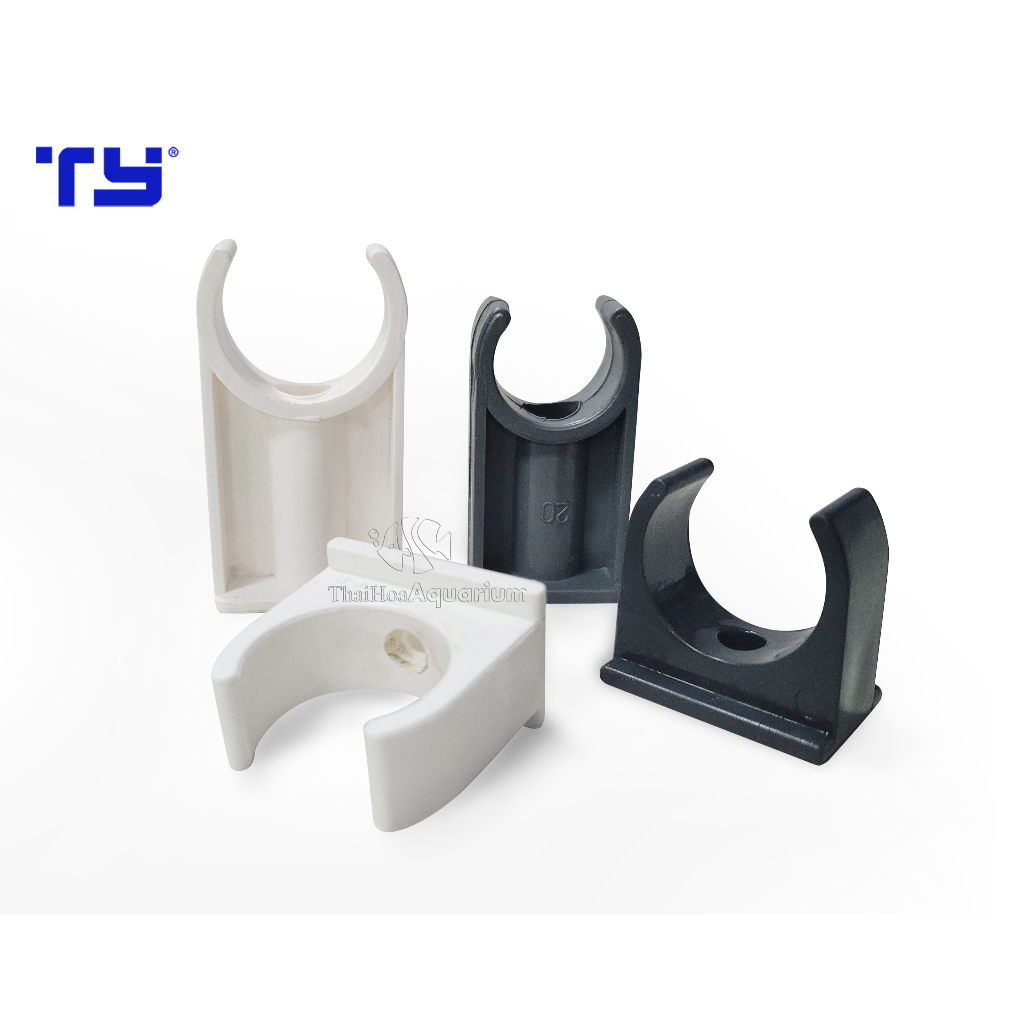 TY brand UPVC plastic pipe clamp for aquariums (Long type) | Shopee ...