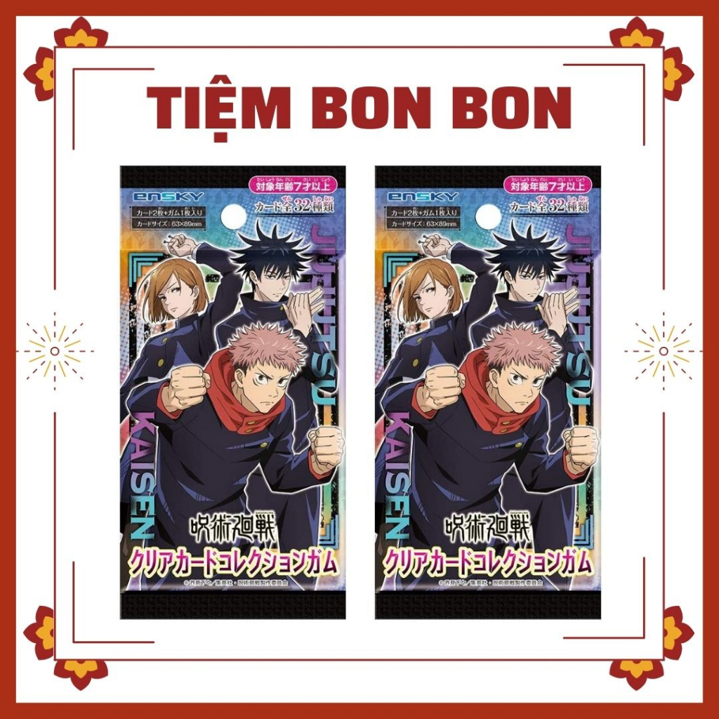 Clear jjk Jujutsu Kaisen Card - Bandai clear Card Collection vol 1 ...