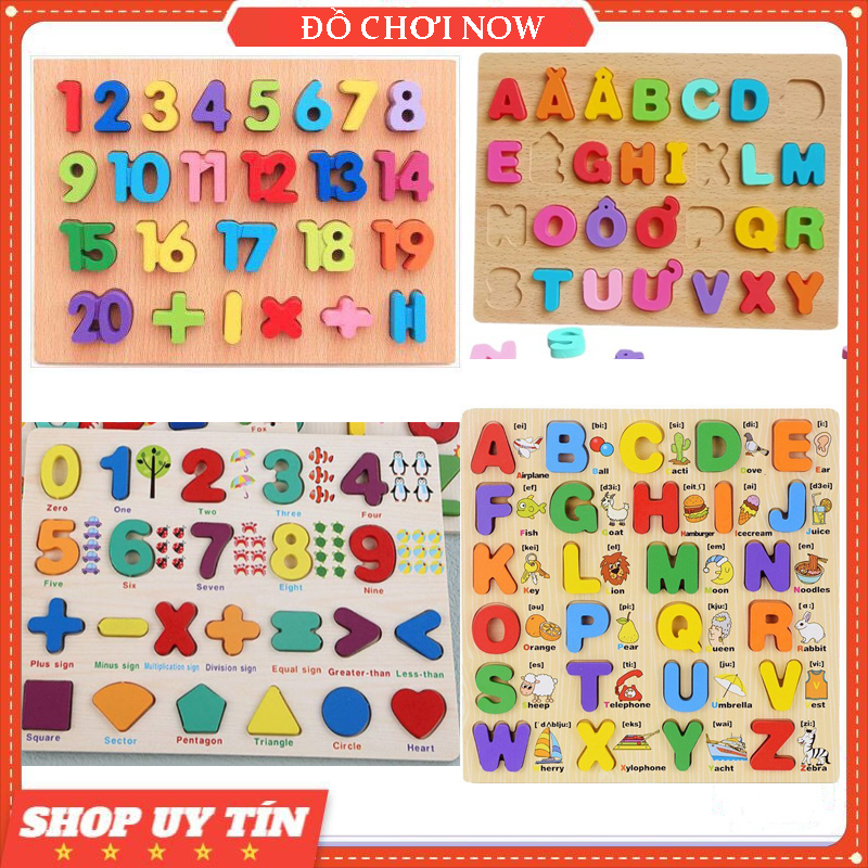 Vietnamese alphabet learning board for children, English puzzle board ...