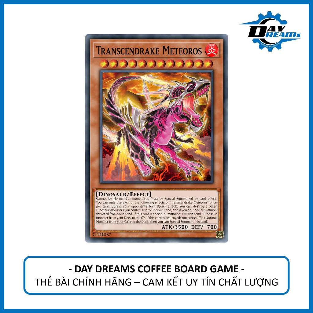 YU-GI-OH! Magic Cards - Transcendrake Meteoros - Code DBWS-JP002 ...