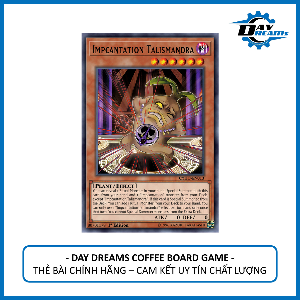 YU-GI-OH! Magic Cards - Impcantation Talismandra - Code DBWS-JP044 Japanese Language - Yu-Gi-Oh ...