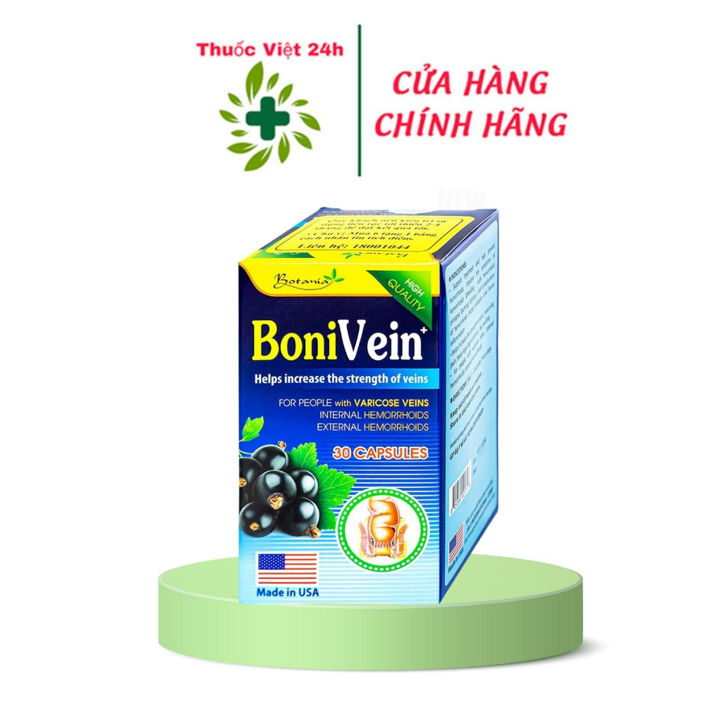 Bonivein Box of 30 tablets - Supports improving hemorrhoids and ...
