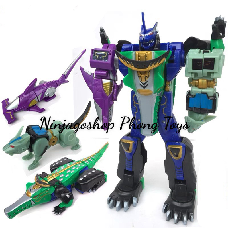 Assembling the crocodile Gao superhero model - Transforming superhero ...