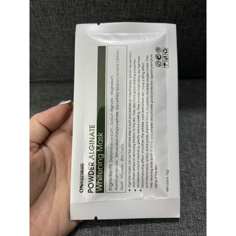 Onmacabim Alginate Powder Whitening mask - smooth, white brown algae ...