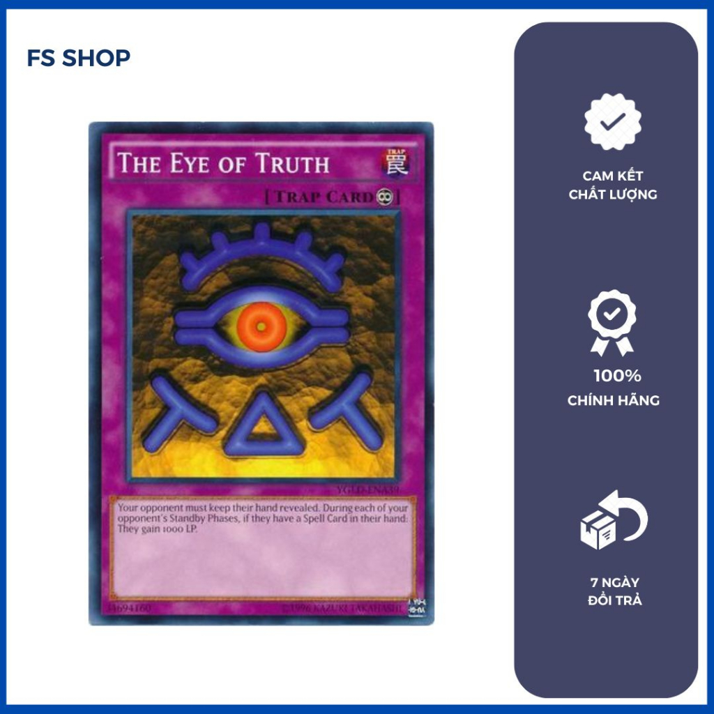 Original Yugioh Card - The Eye of Truth Trap Card (Common) | Shopee ...