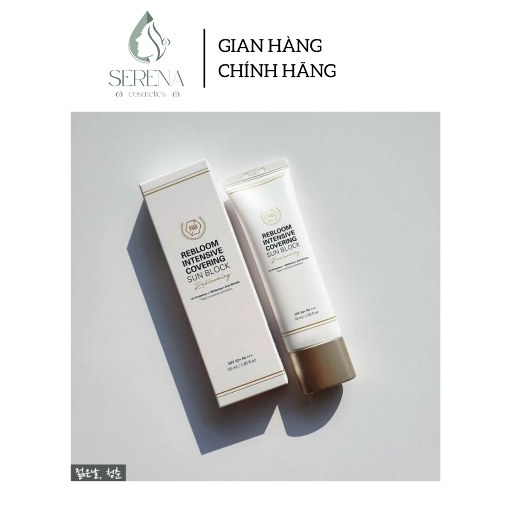 Luxury Stem Cell Sunscreen That Upgrades Rebloom SPF50 + Light Moisture ...