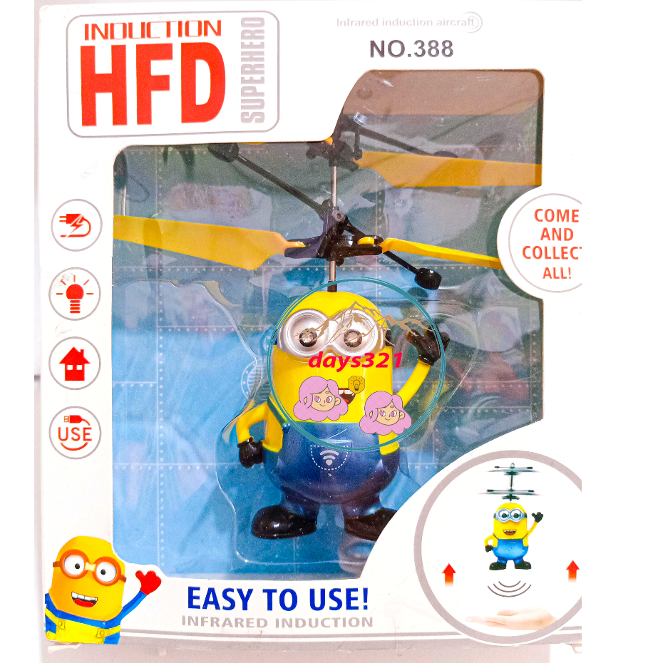Hand-sensitive flying Minion children's toy plane | Shopee Malaysia