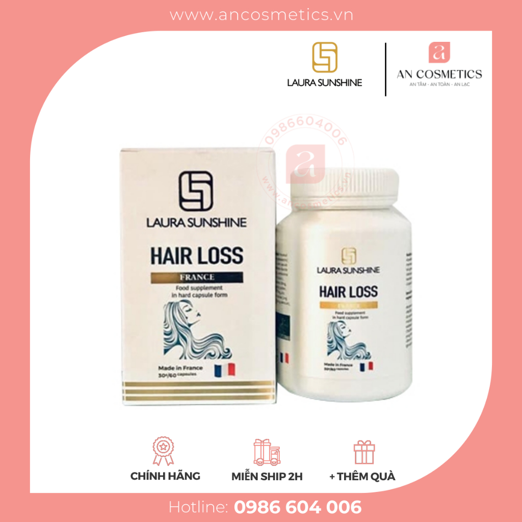 Laura Sunshine Hair Loss Black Hair Growth Oral Capsule (Box of 60 ...