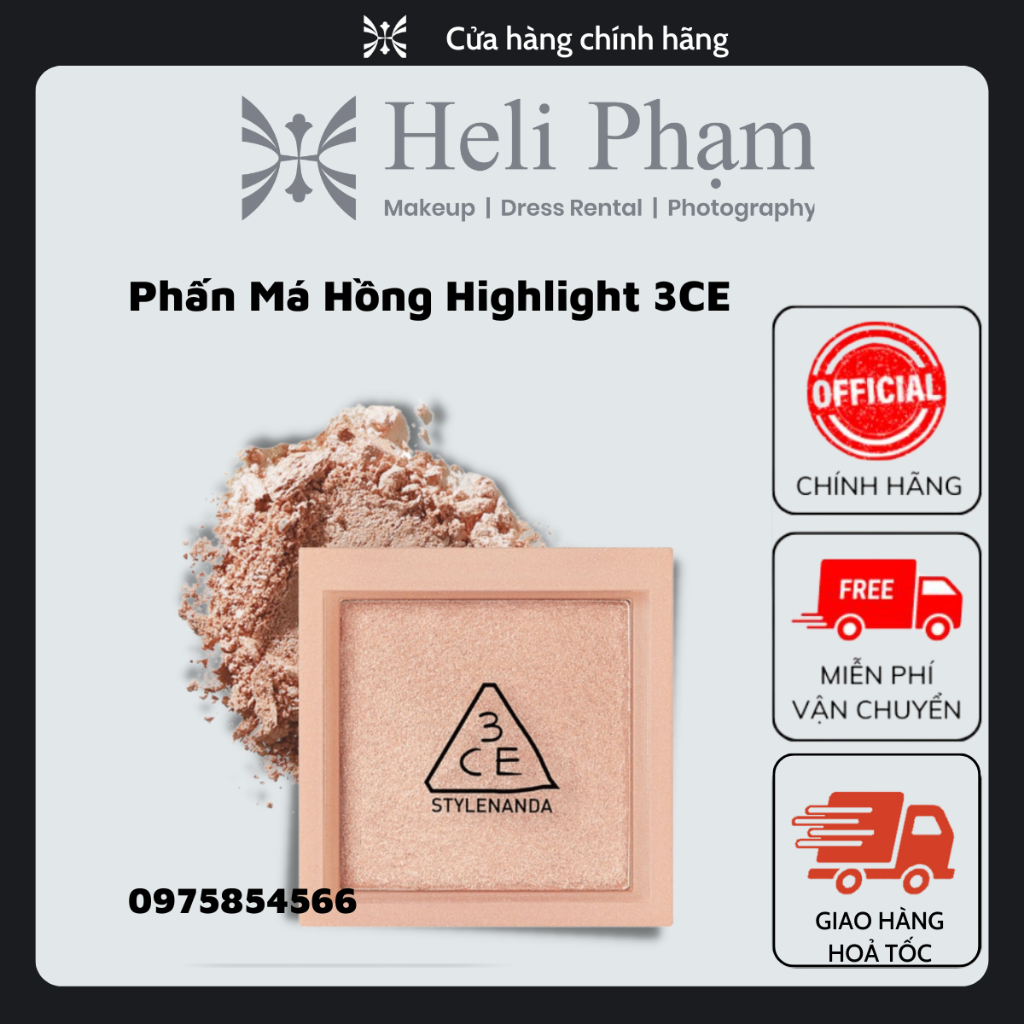 Highlight 3ce Cheek Powder | Shopee Malaysia