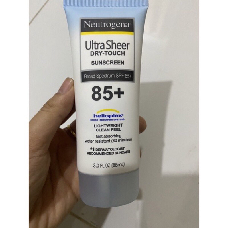Neutrogena Ultra Sheer Dry -Touch Sunscreen SPF 85+ | Shopee Malaysia