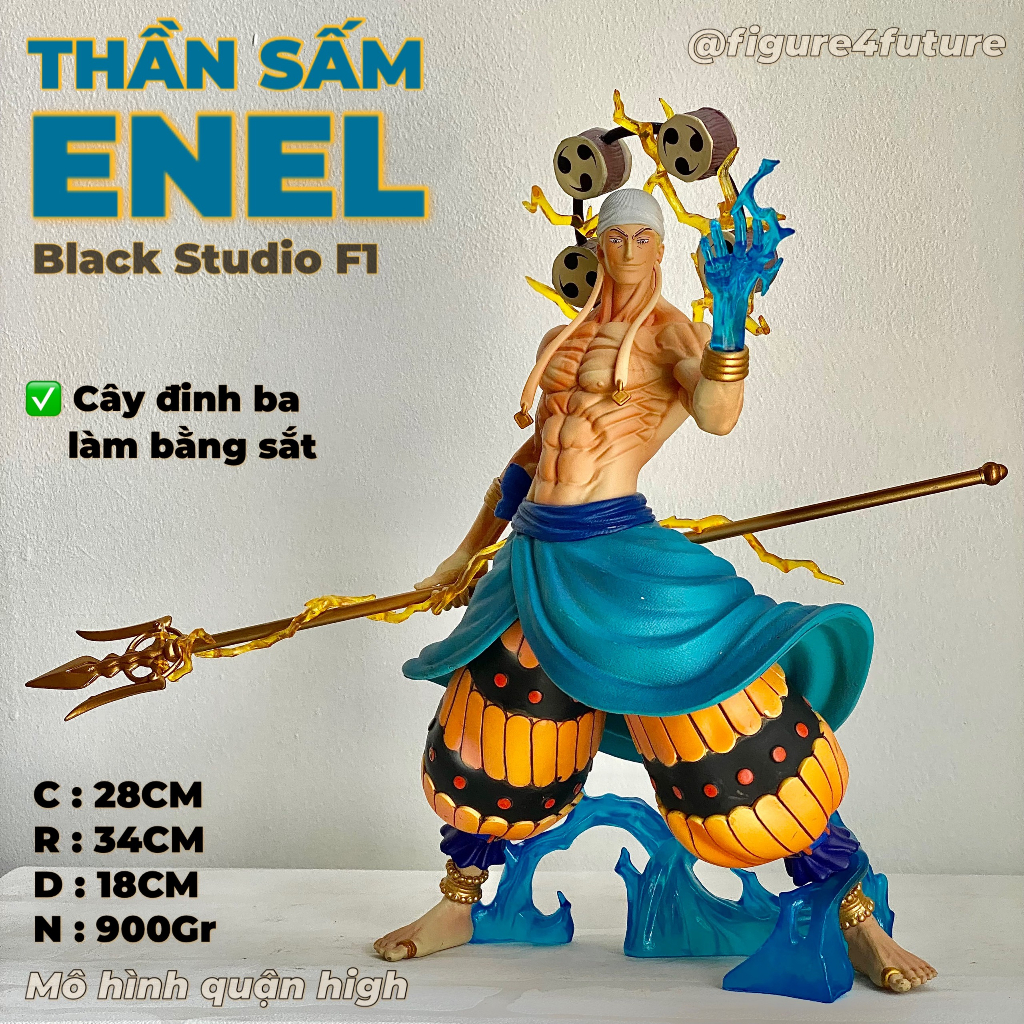 Thunder Model 28CM High - enel black studio F1 - one piece figure enel ... Thunder Model 28CM High - enel black studio F1 - one piece figure enel ...
