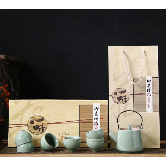 Crafted enamel tea set | Shopee Malaysia