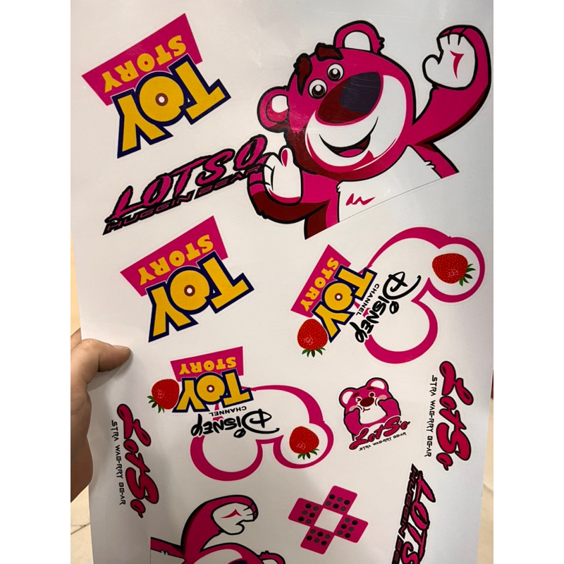 Lotso bear logo decal sticker (13 images/sheet) | Shopee Malaysia
