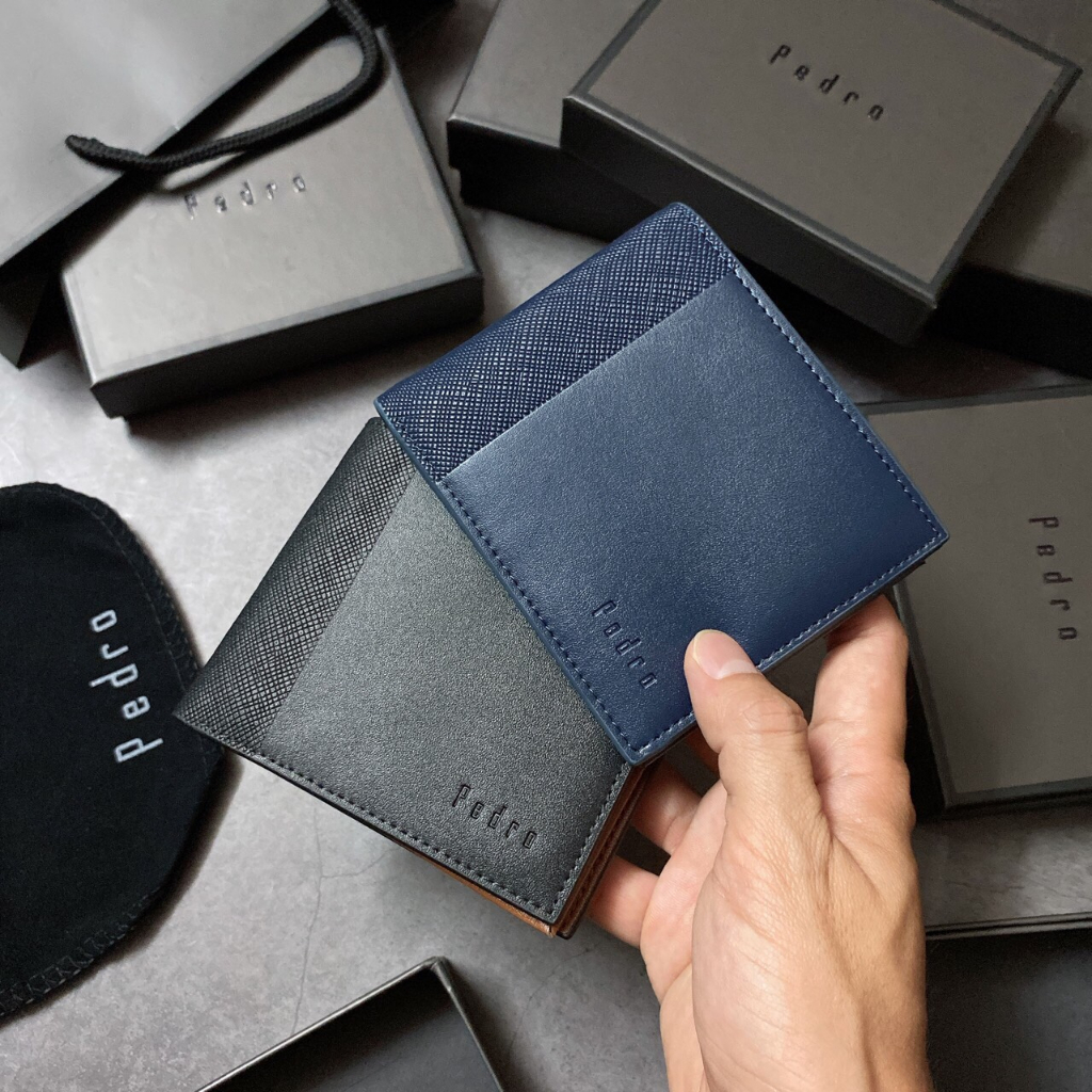 Pedro men's wallet, beautiful leather, many compartments, full box and ...