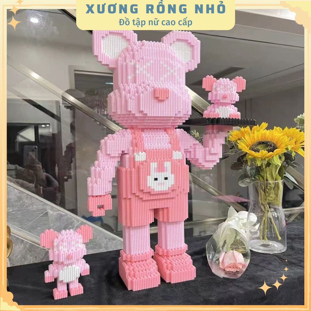 Bearbrick Bear Assembly Model 50cm Tray With 2 mini Bear Models - Large ...