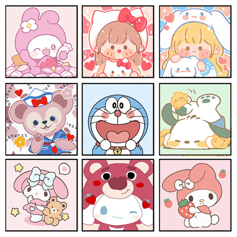 Number paintings, coloring paintings by numbers, oil paintings ...