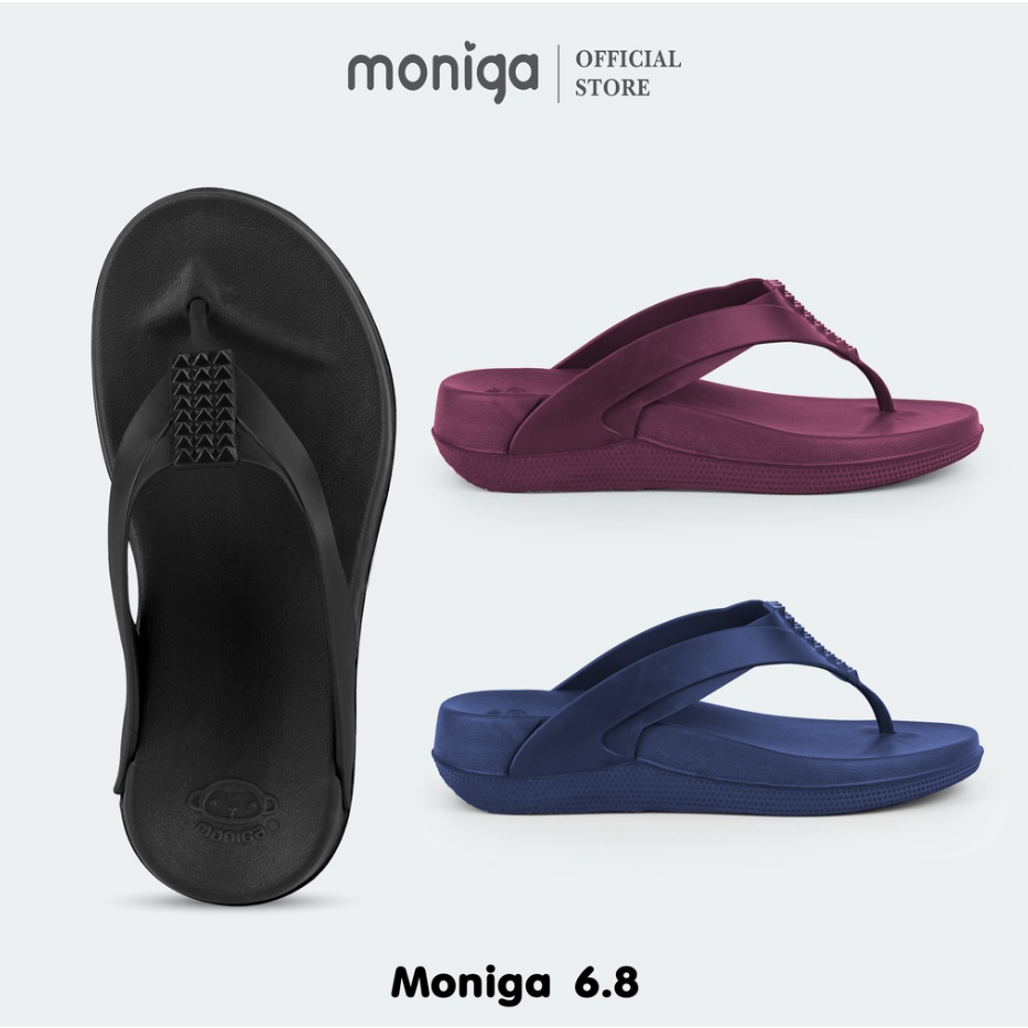 Genuine Thai Women's MONOBO MONIGA 6.8 Flip-flops 2022, Women's Flip ...