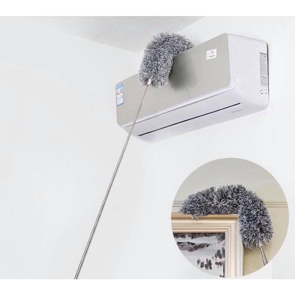 Foldable ceiling broom, dust mop, smart ceiling sweeper | Shopee Malaysia