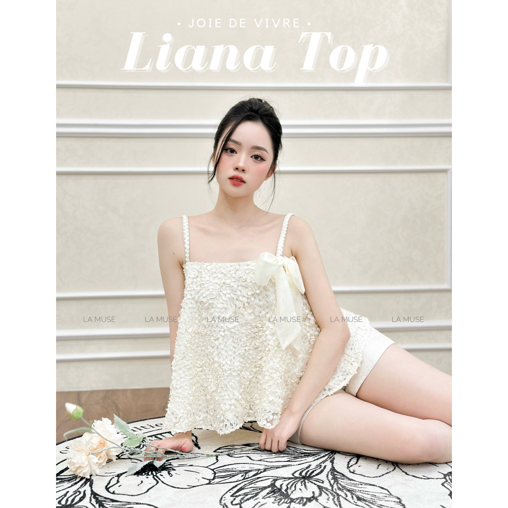 Lamuse - High quality silk string shirt with bow | Shopee Malaysia