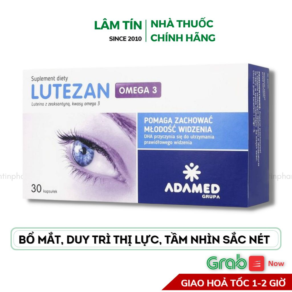 (Genuine) Lutezan Omega 3 eye tonic tablets reduce dry eyes anti-aging ...