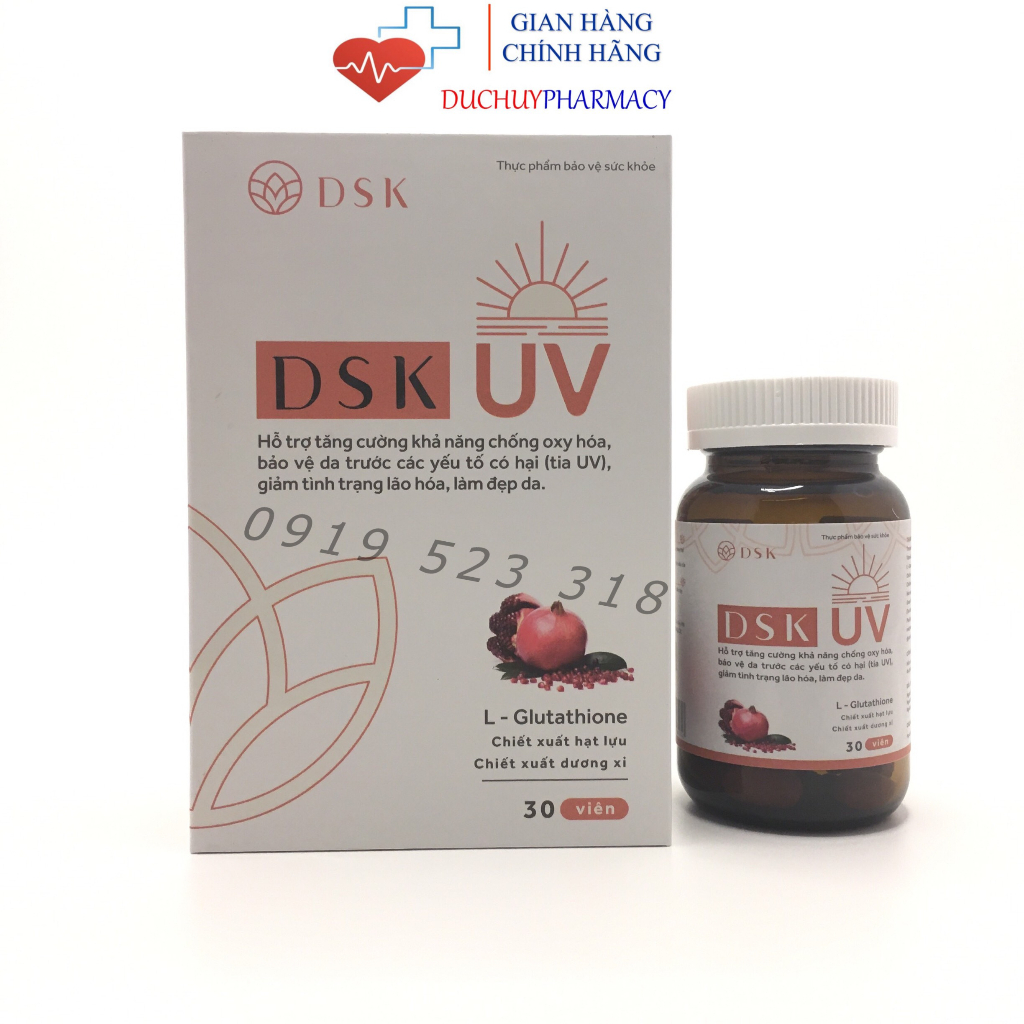 [New Date] DSK UV Sunscreen Oral Tablets - Both Sunscreen, brighten ...