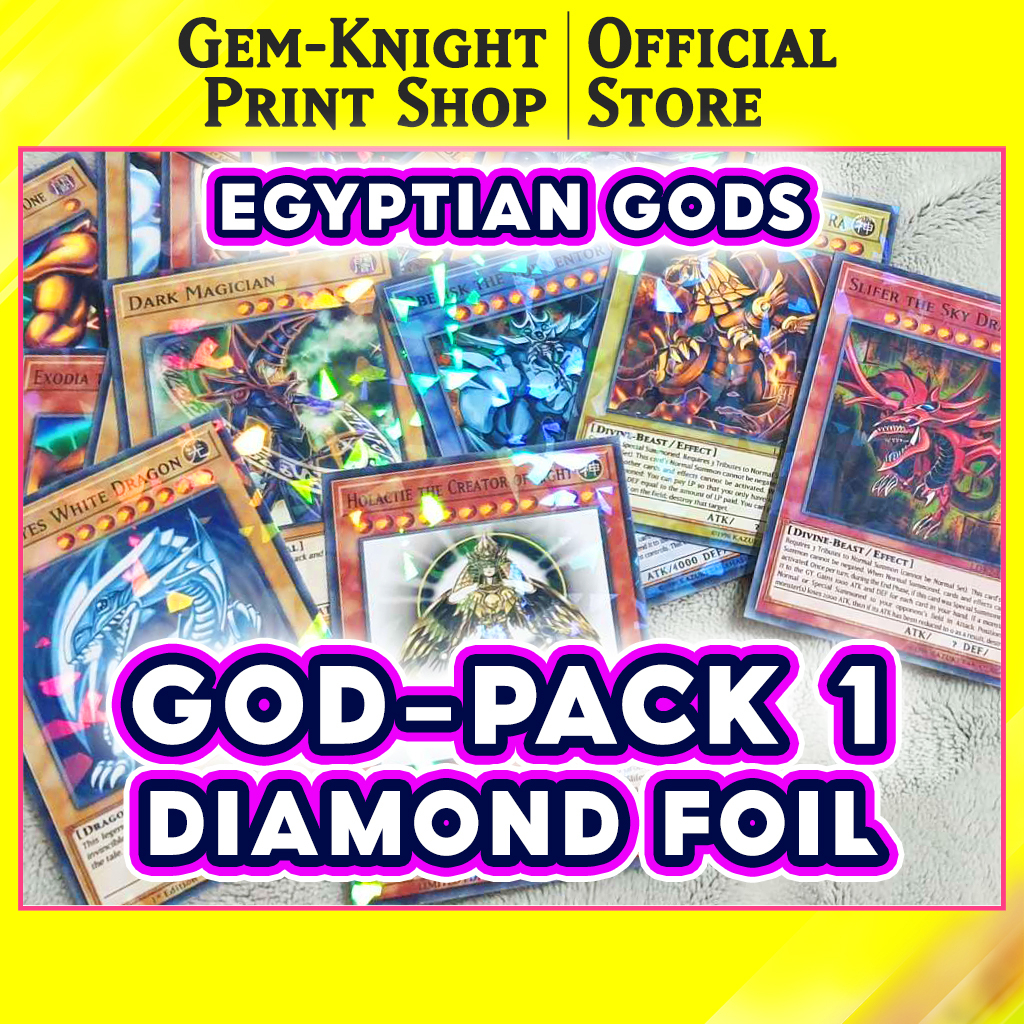 [Printed Cards] Yugioh Deck - God Pack - Booster Pack Ver | Shopee Malaysia