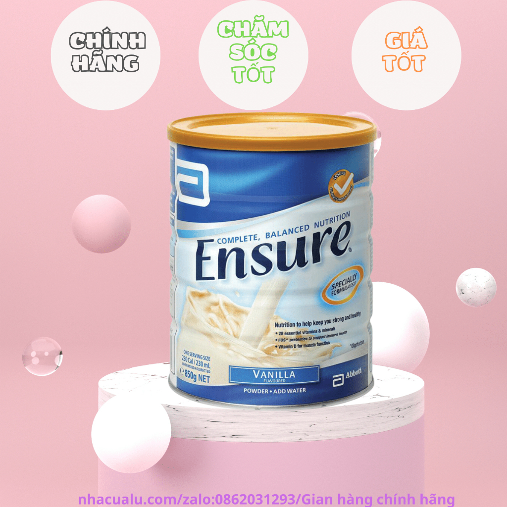 Ensure Australia Milk Box Of 850G Vanilla Flavor (Australian Domestic ...