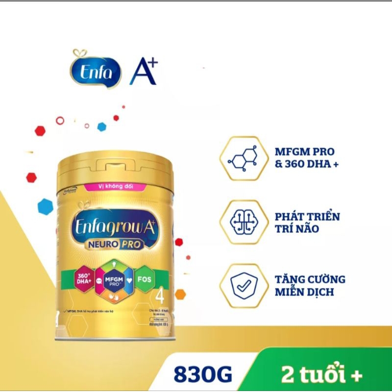 Enfagrow Neuron Pro A+ 4 Powdered Milk 830g for Smart Babies | Shopee ...