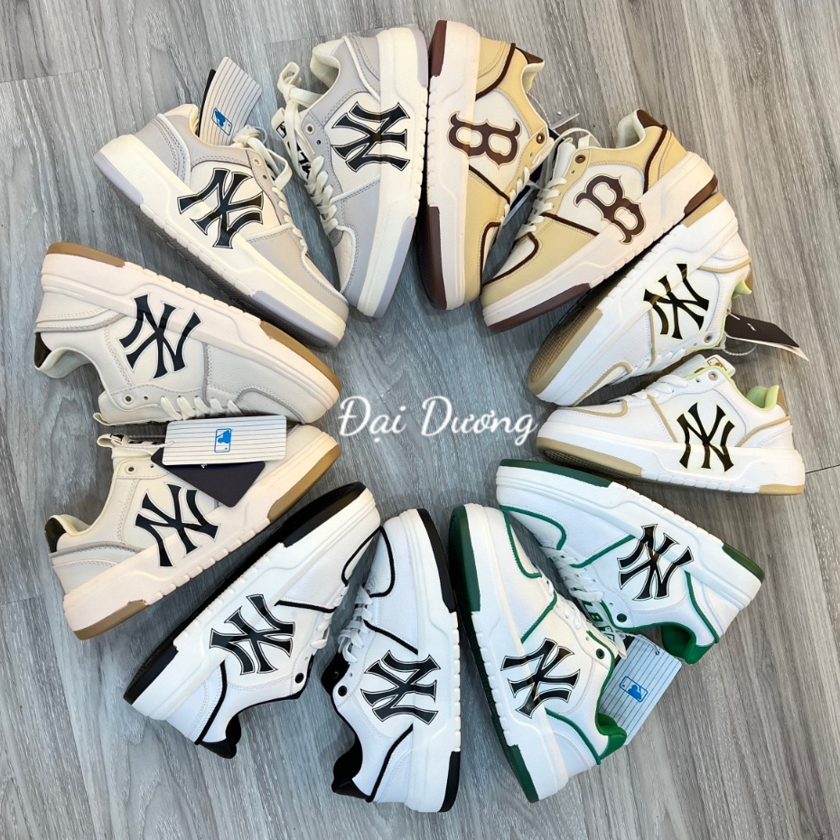 Green MLB Chunky Liner Sneakers, White Black gum Reflective MLB Chunky ...