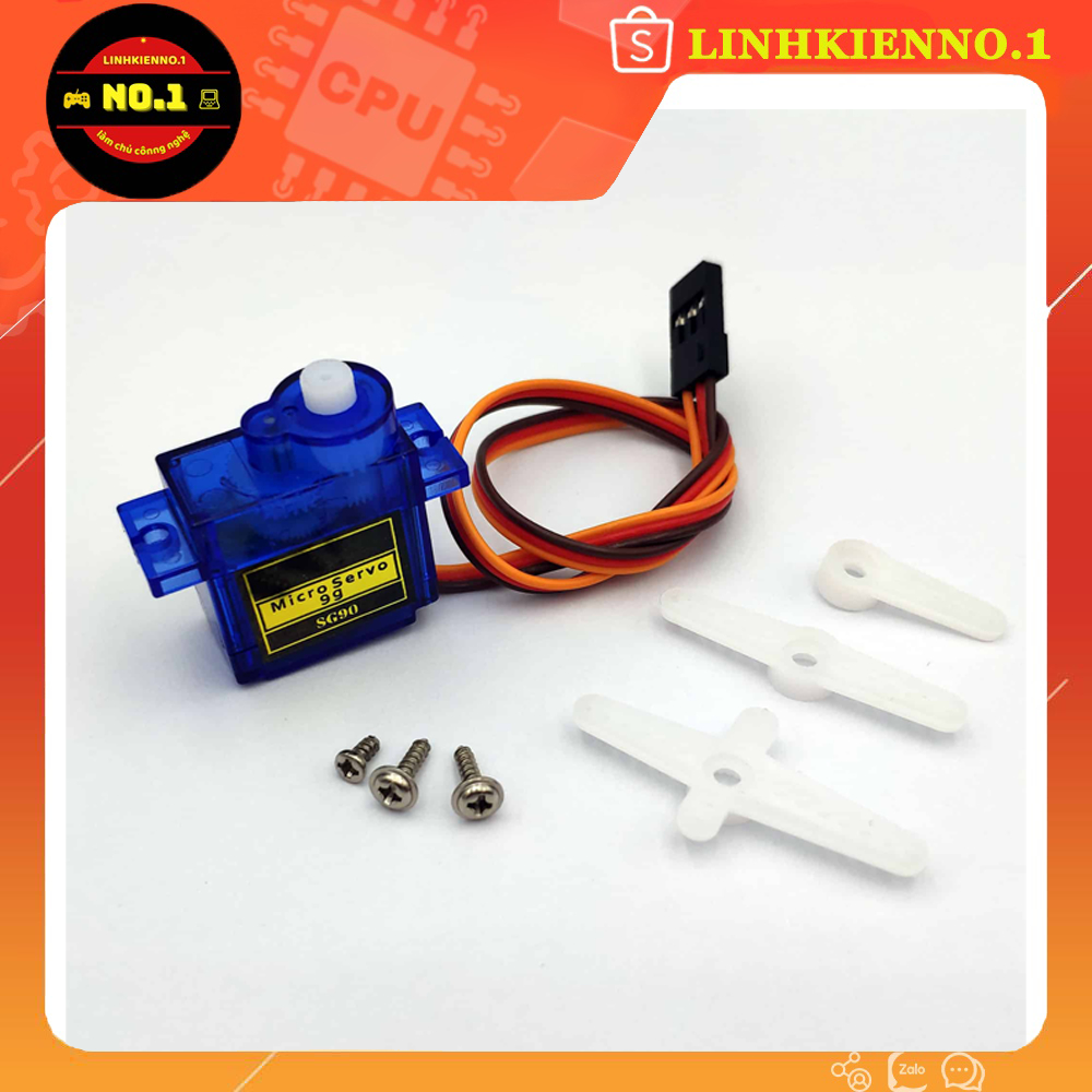 Servo SG90 Motor (Rotating Angle 90 / 180 / 360 Degrees) | Shopee Malaysia