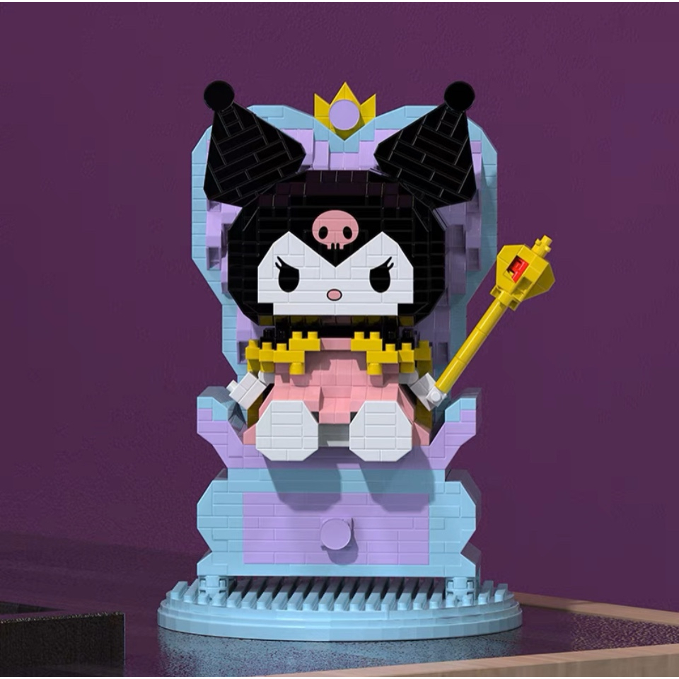 Kuromi Building Toy Set - Nanoblock 3D Model | Shopee Malaysia