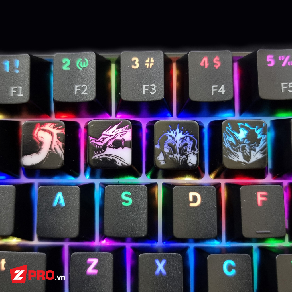 League of Legends skill 4-button Keycap set - LOL Keycap skill | Shopee ...