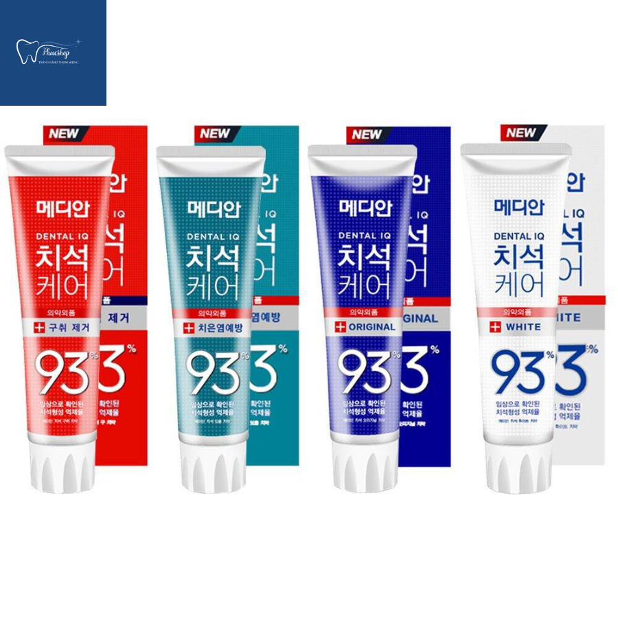 Korean imported toothpaste, genuine product, Includes 4 types with 4 ...