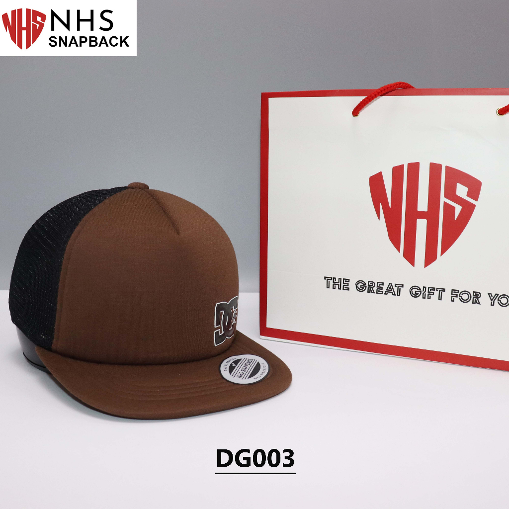 Nhs DG Snapback Hat Full Brown DG_Nau. | Shopee Malaysia