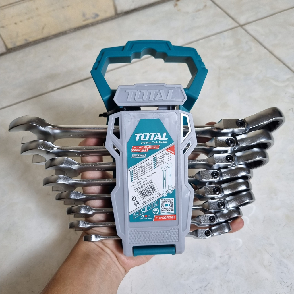Total THT102RK586 Automatic and Wiggle Wrench Set | Shopee Malaysia