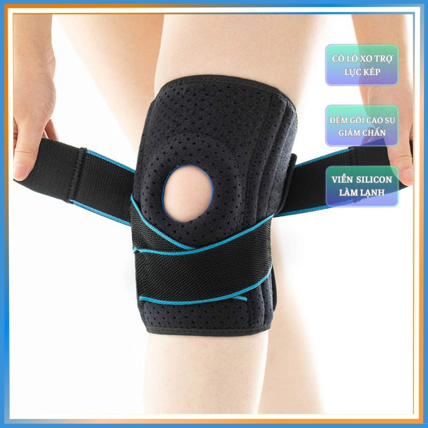 XO Sports knee bandage with spring assist to protect the knees, reduce ...