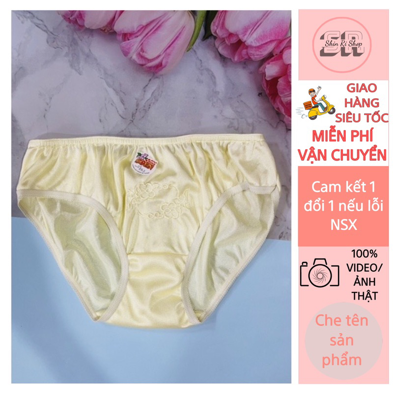 [Real photo] Set of 10 Soen underwear for middle-aged women in pastel ...