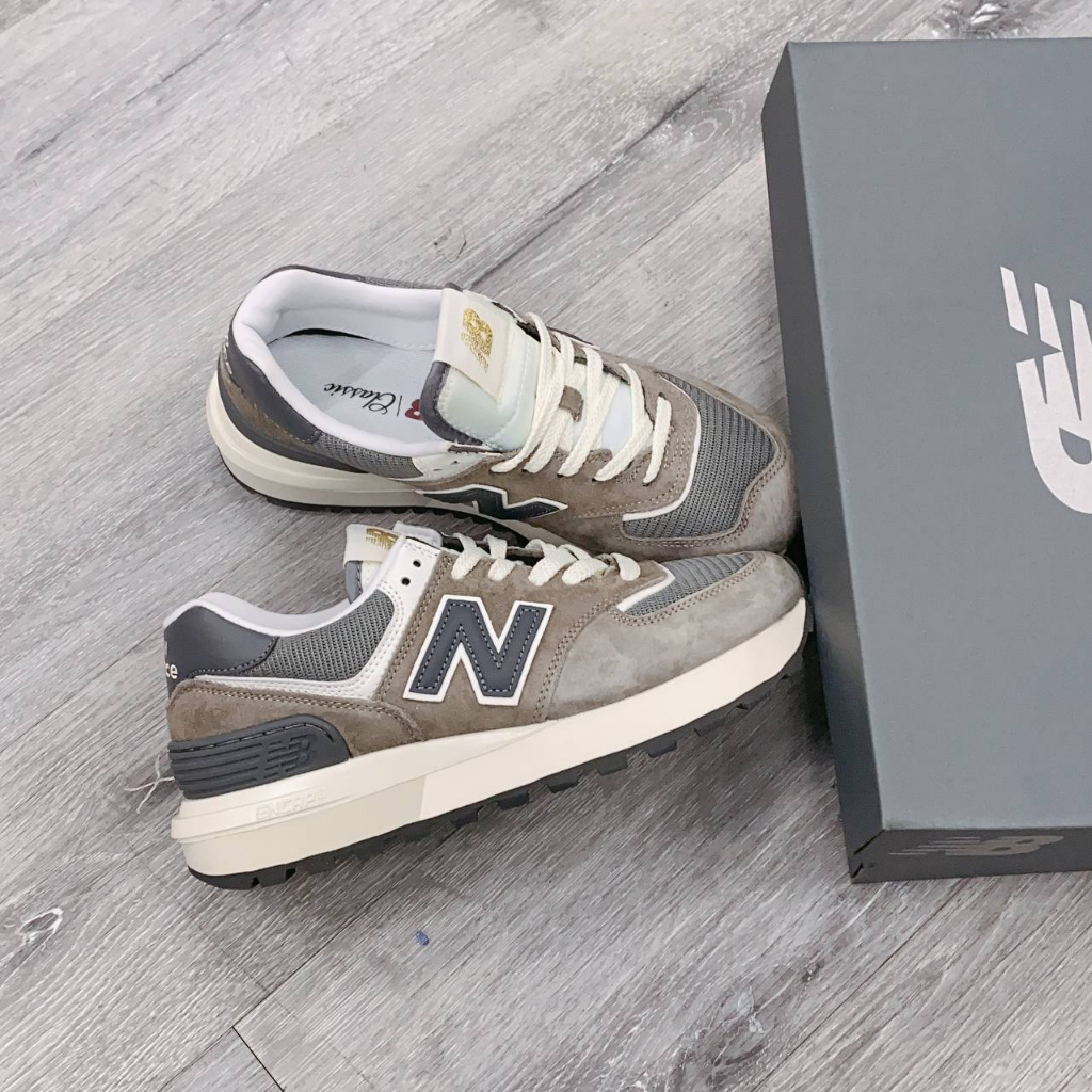 Nb 574 v2 Sneakers In Black And Gray Hot trend NB 574 Full Box Real ...