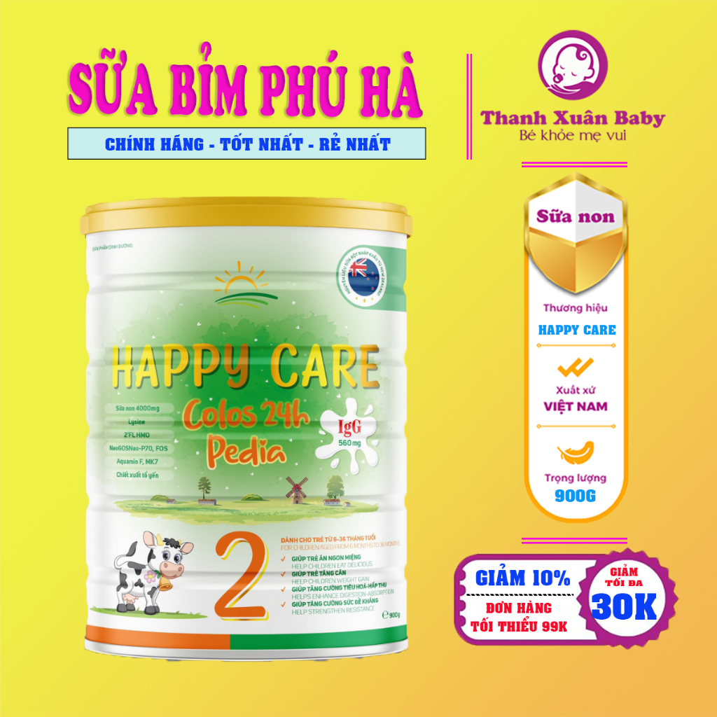 Happy Care Pedia 24h Colostrum 900g Anorexia Gain Weight Increase ...
