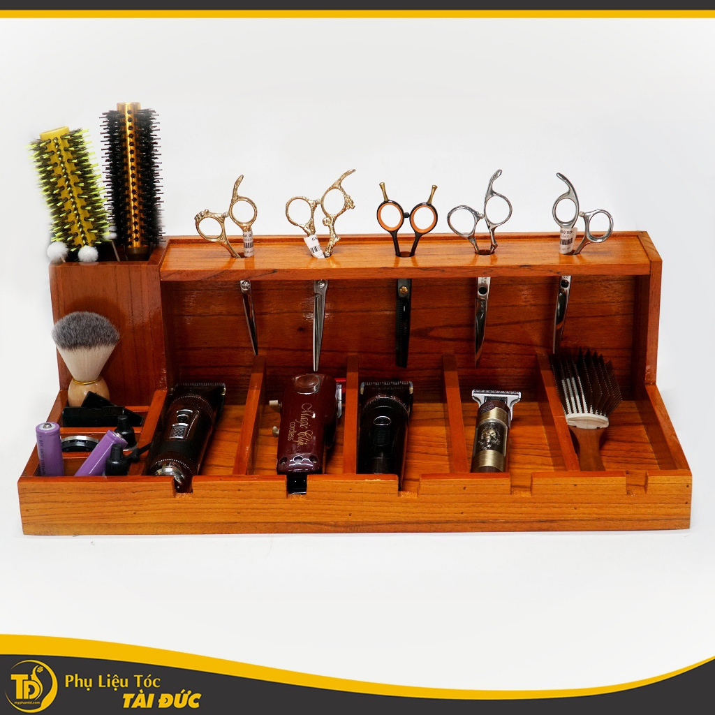 Solid, Sturdy Wooden Meat Trimmer Tray 50x25cm Designed with 5 Trimmer ...