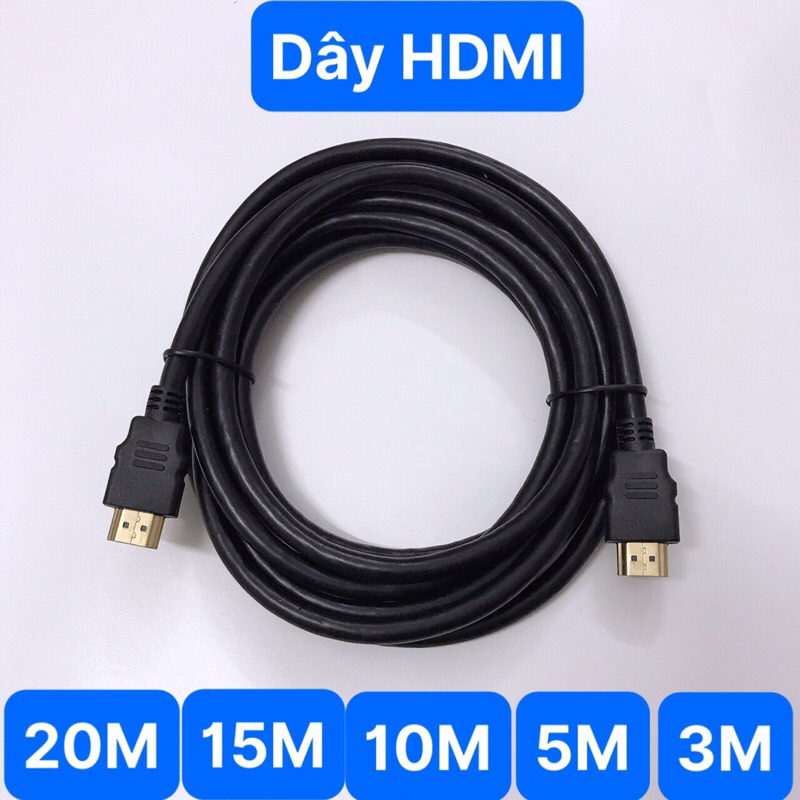 Hdmi Cable 20M 15M 10M 5M 3M Round Black - Cable connecting 2-lead HDMI ...