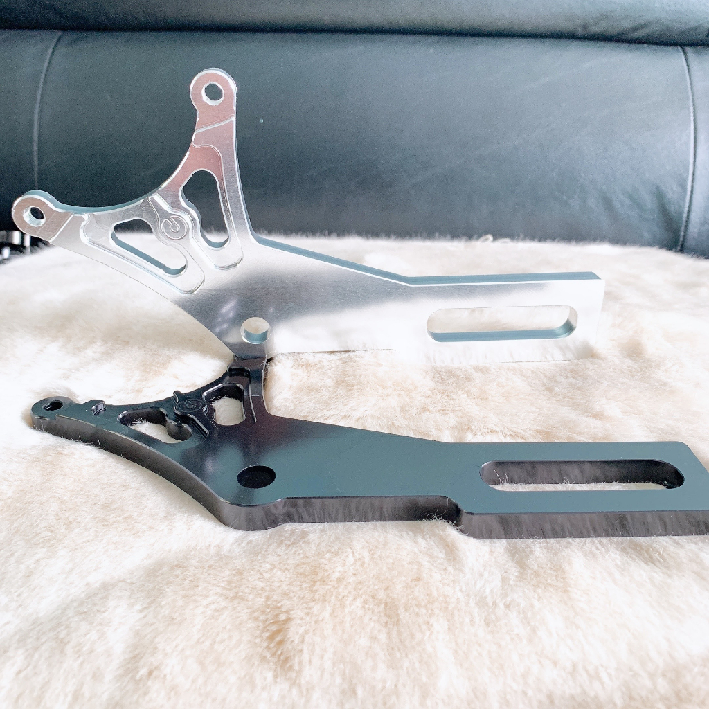 Rear plate mounted with 2pis rembo pig_CNC plated to make rear disc for ...