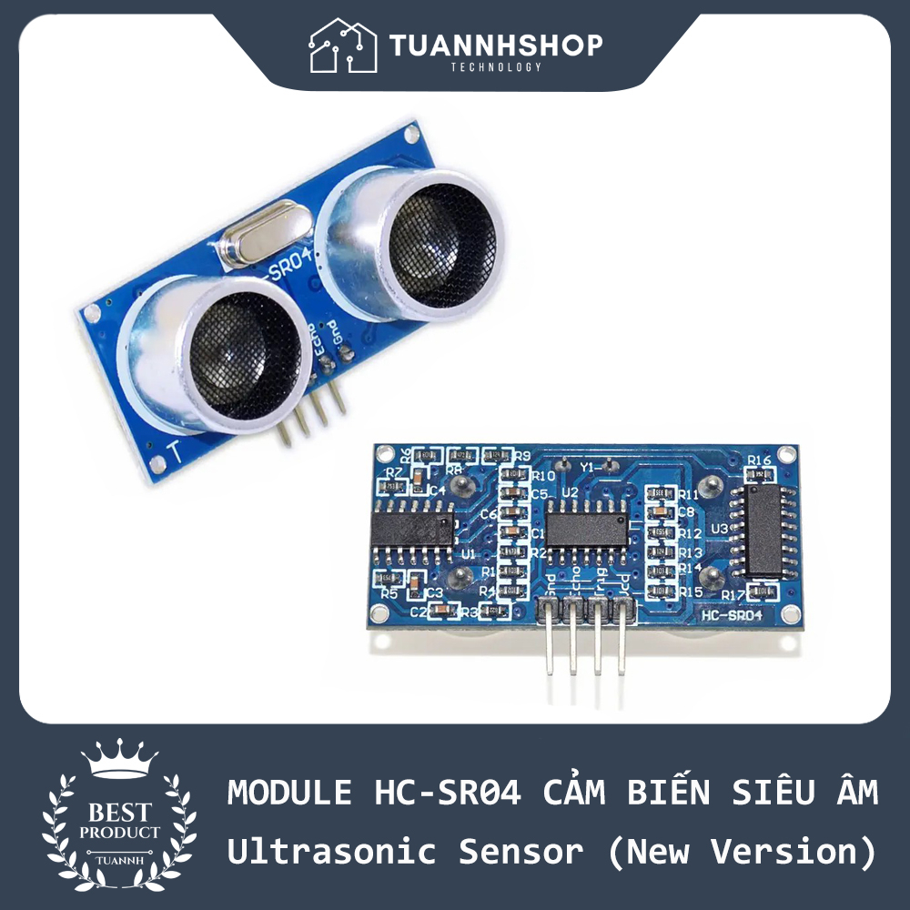 Ultrasonic Sensor Module HC-SR04, SRF04, HC SR04, HC-SR04 | Shopee Malaysia