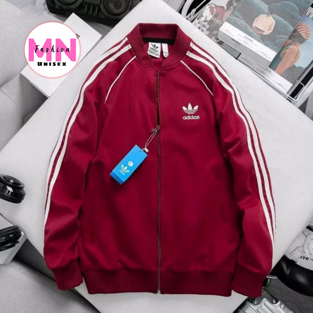 Poly Adidas Felt Bomber Jacket - Outerwear For Men And Women With ...