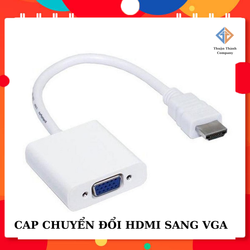 Hdmi to VGA, HDMI to VGA Cable for PC, laptop, High Quality Projector Length 20CM PUKIGO ...