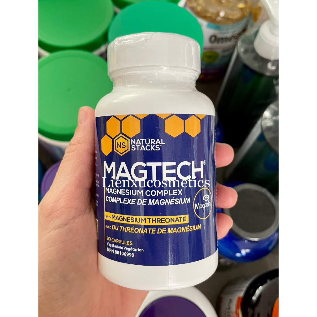 Magnesium Natural Stacks Magtech magnesium complex Supplement 90 ...