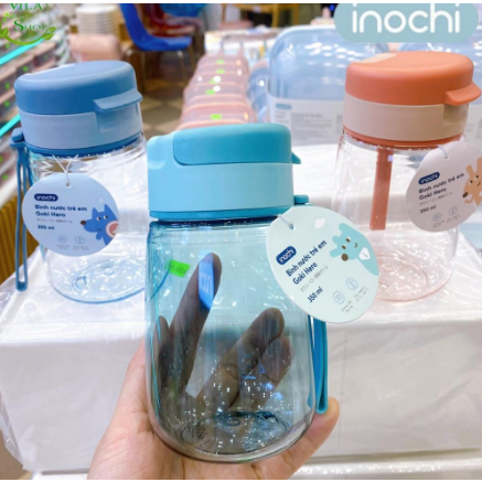 Compact and cute water bottle for children to take to school Inochi ...