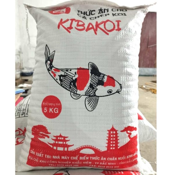 Kibakoi Koi fish bran 5kg, Koi fish food for growth and color ...
