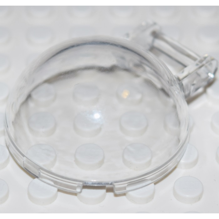1x LEGO Trans-Clear Windscreen 4×4×1 2/3 Canopy Half Sphere with Handle ...